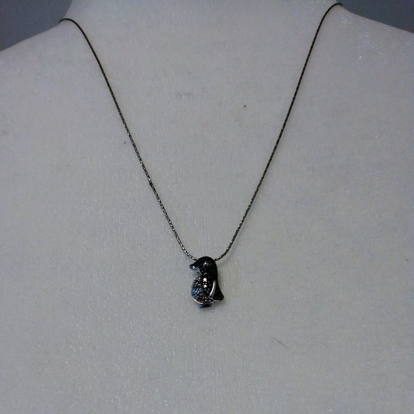 Kohl's | Jewelry | 2 For Sterling Silver Penguin Pendant With Chain ...
